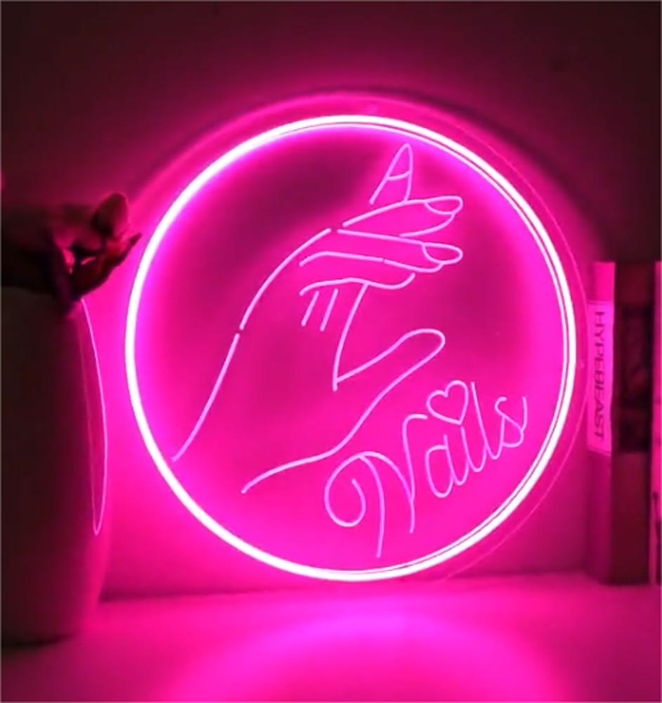 HDJSign - Nails Engraved Neon Sign