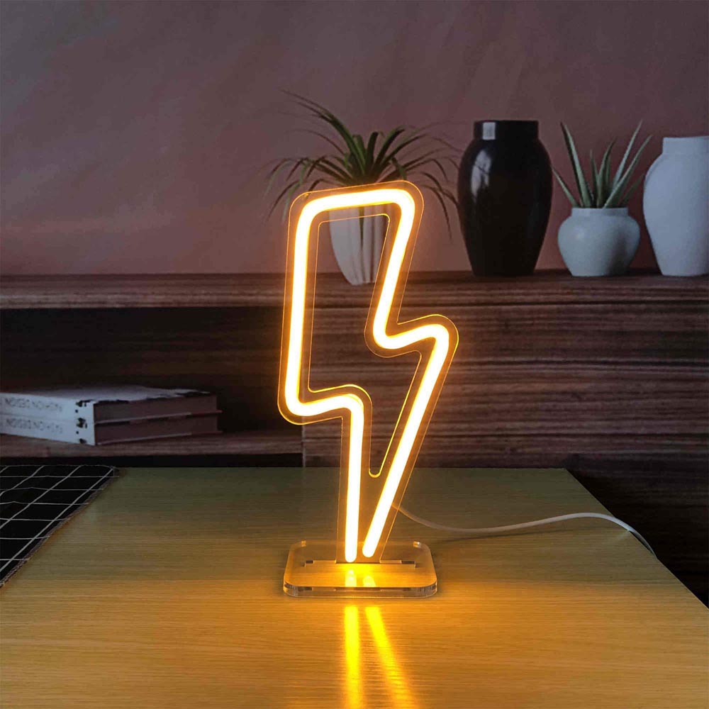 HDJSign - Small Lightning USB Neon Sign