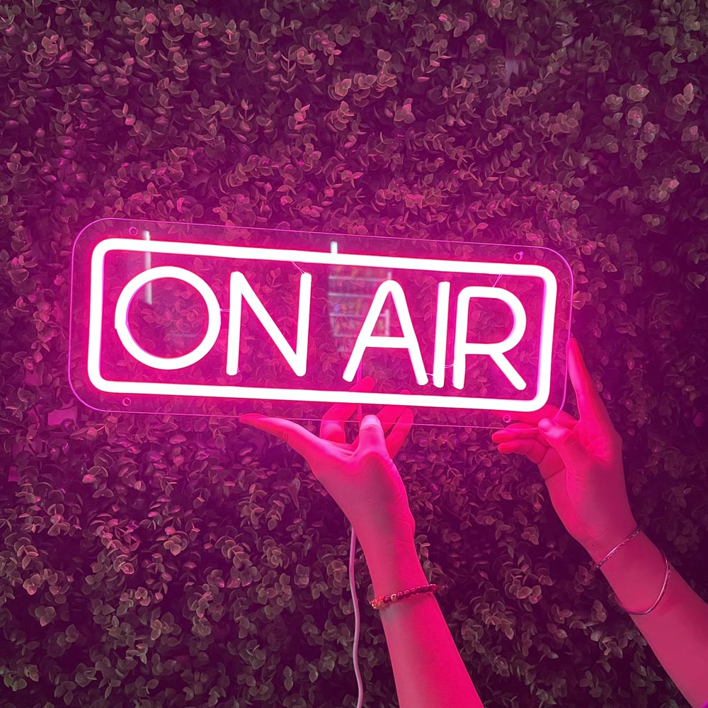 HDJSign - Small On Air USB Neon Sign