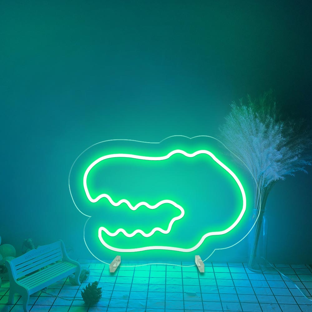 HDJSign - Small T-Rex USB Neon Sign