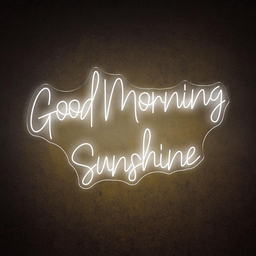 HDJSign - Good Morning Sunshine Quote Neon Sign