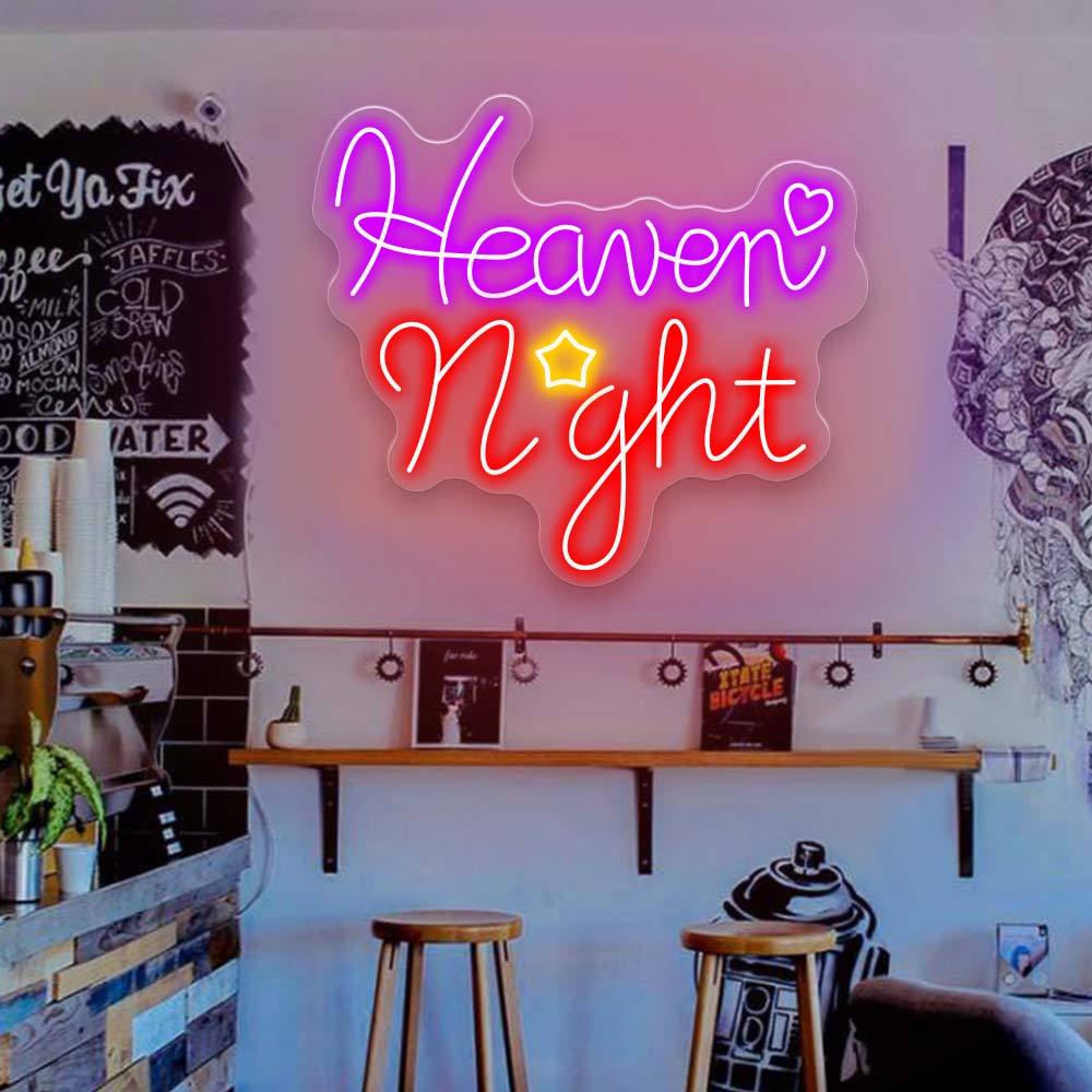 HDJSign - Heaven Night Bar Neon Sign